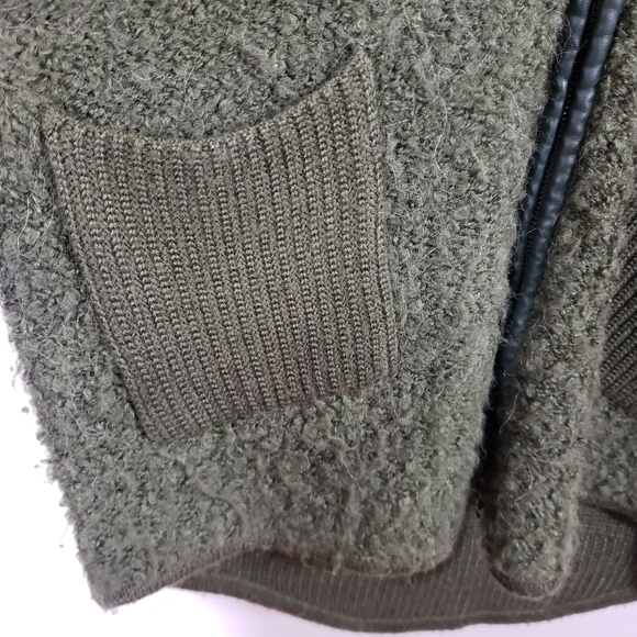 Kerisma | Jackets & Coats | Kerisma Boucle Long Zip Front Hooded Sweater Vest | Poshmark